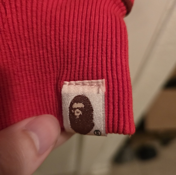 Bape | Shirts | Bape Jacket Red | Poshmark